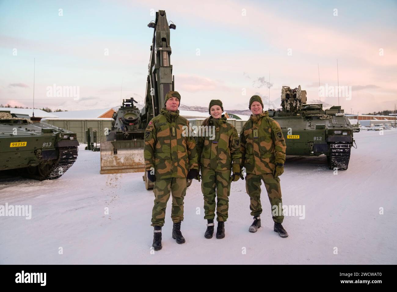 Skjold 20240117.Norwegian Princess Ingrid Alexandra is serving her ...