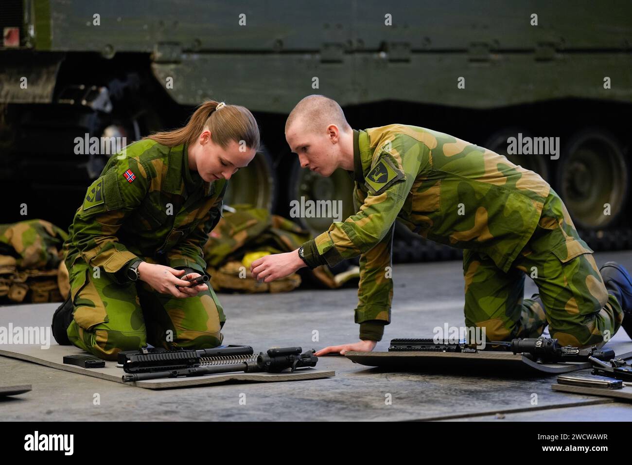 Skjold 20240117.Norwegian Princess Ingrid Alexandra is serving her ...