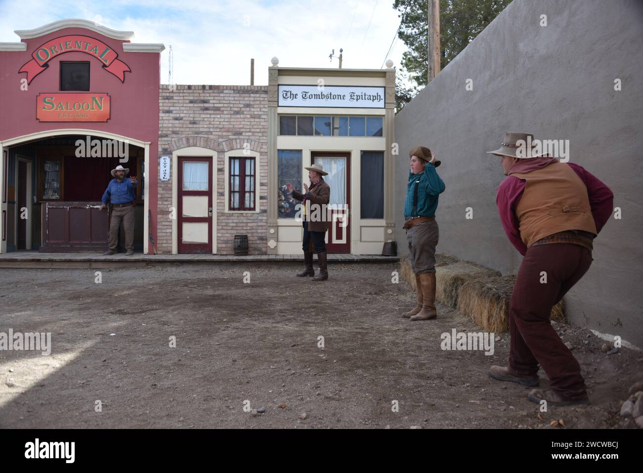 Tombstone, AZ. U.S.A. 12/30/2023. The O.K. Corral Historic Complex ...