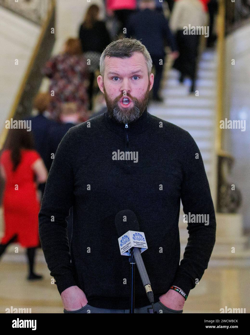 People Before Profit (PBP) MLA Gerry Carroll in the Grand Hall at ...