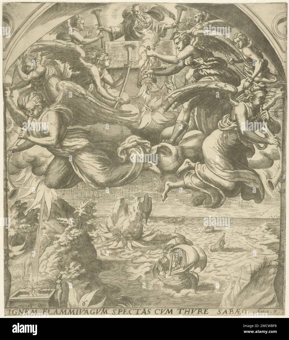 Breaking the seventh seal, Gerard van Groeningen, 1563 - 1574 print ...