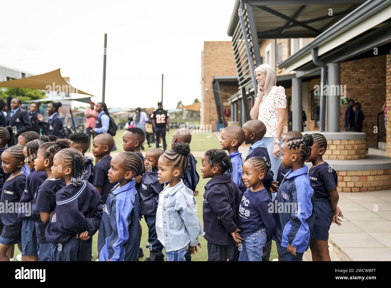 Johannesburg, South Africa. 17th Jan, 2024. Students are seen on the ...