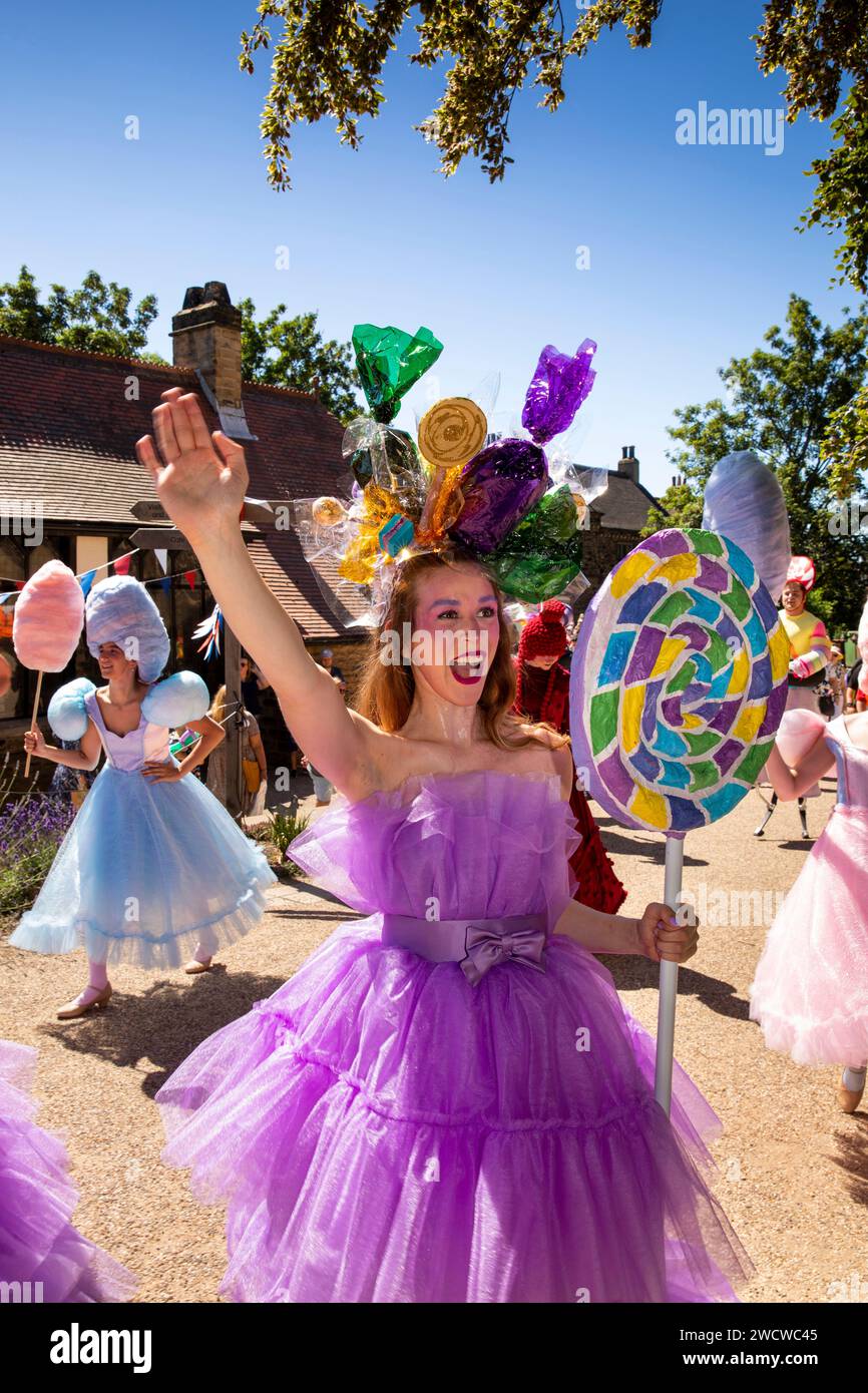 UK, England, Yorkshire, Pontefract, Castle Garth, Liquorice Festival ...