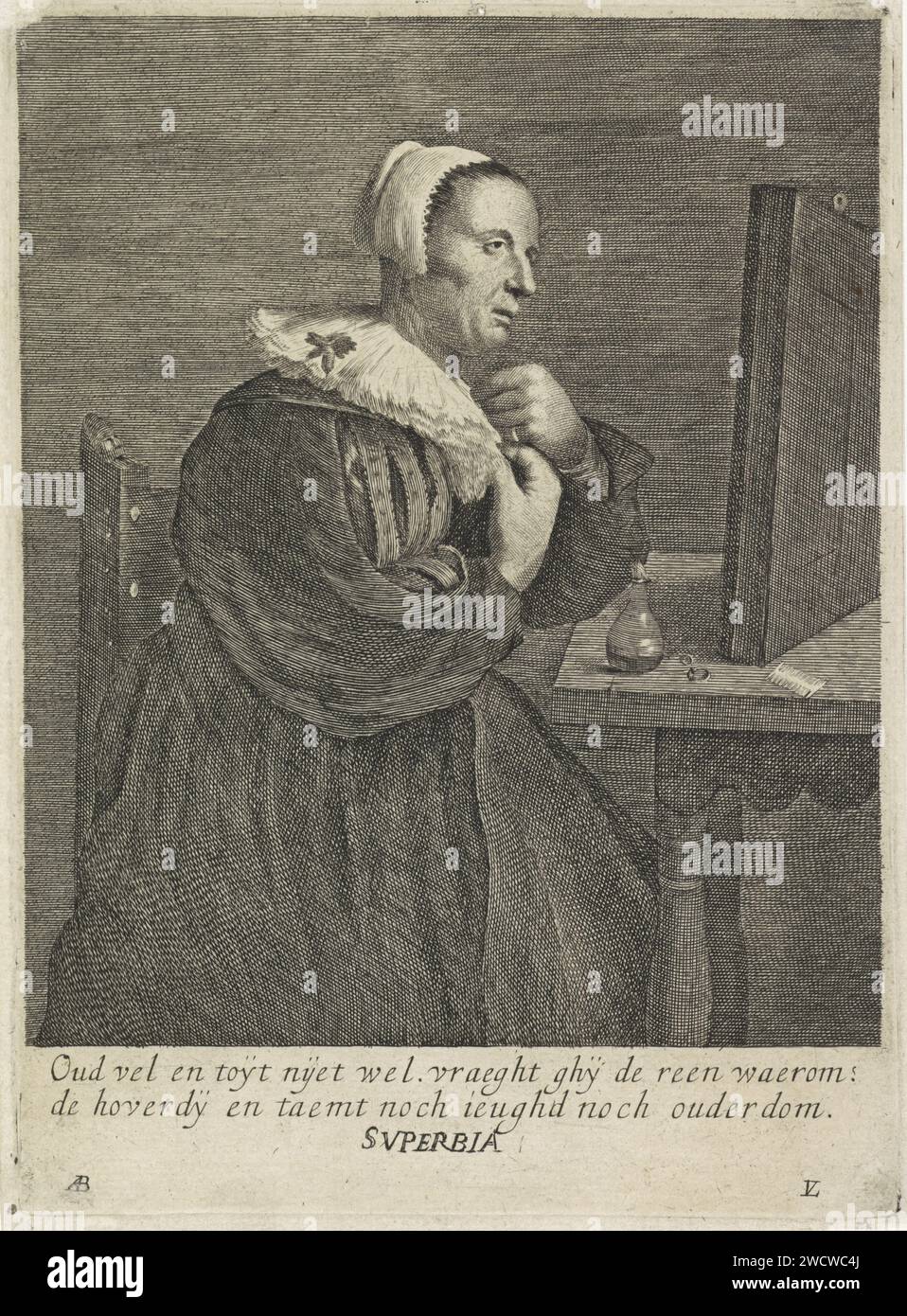 Vanity (Superbia), Lucas Vorsterman (I), After Adriaen Brouwer, 1619 ...