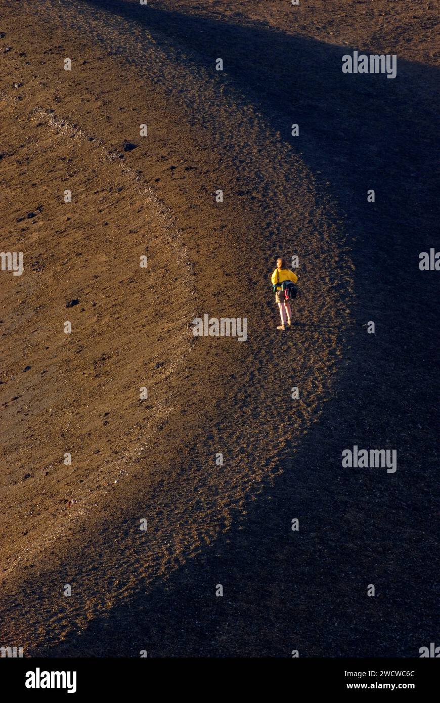 Cinder Cone crater, Lassen Volcanic National Park, California Stock ...