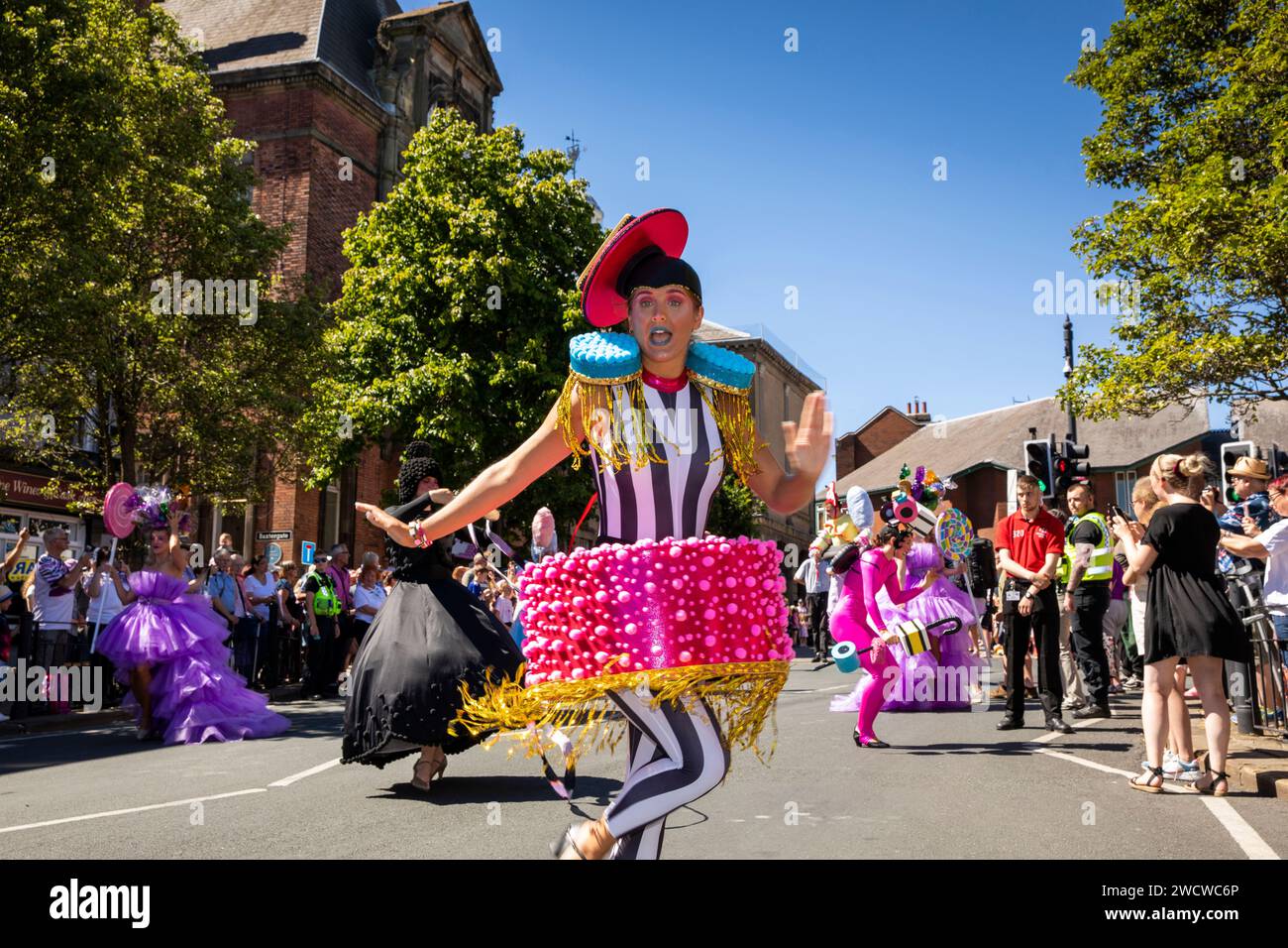 UK, England, Yorkshire, Pontefract, Horse Fair, Liquorice Festival ...