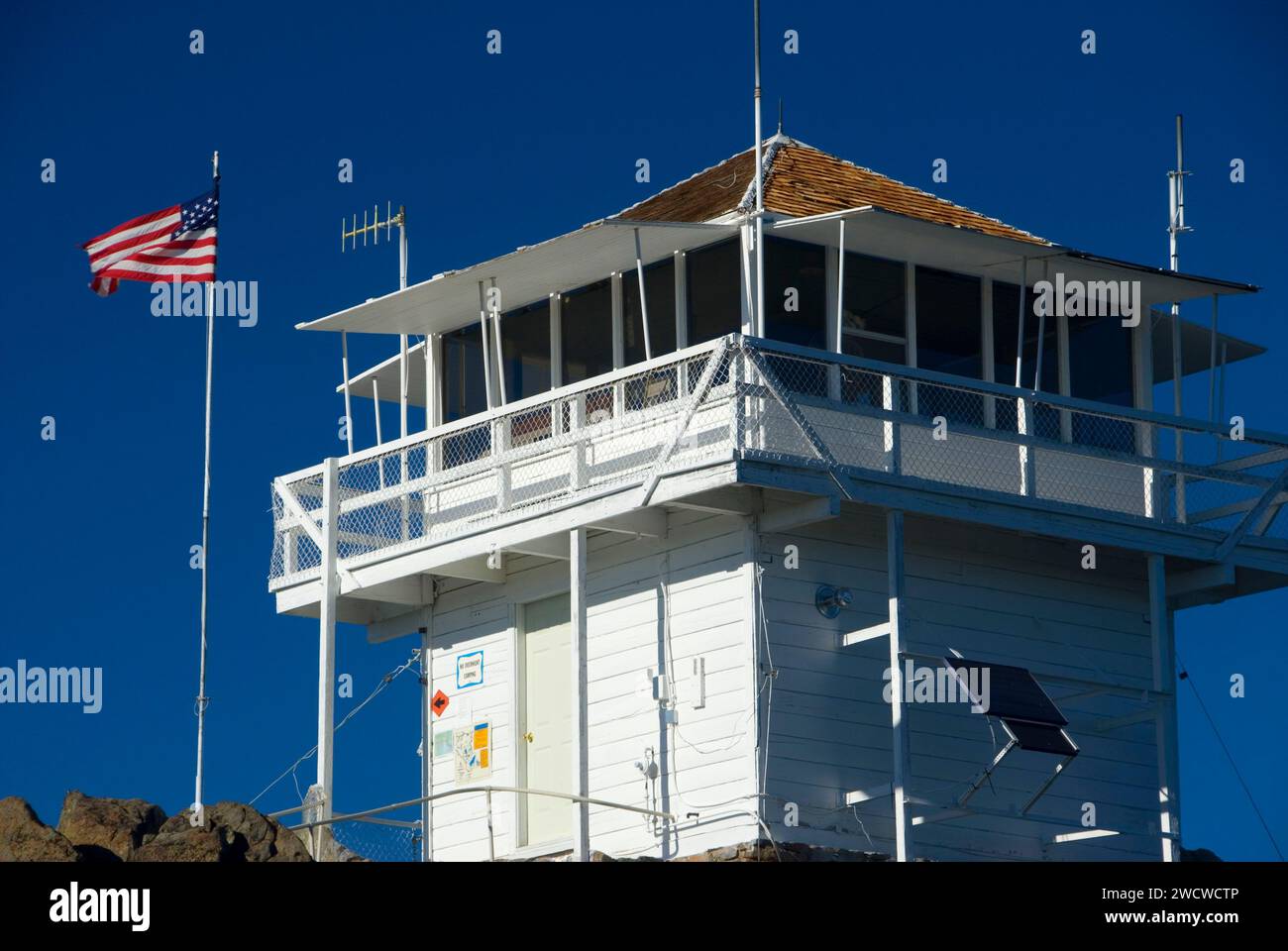 Mills Peak Lookout, Lakes Basin Recreation Area, Plumas National Forest ...