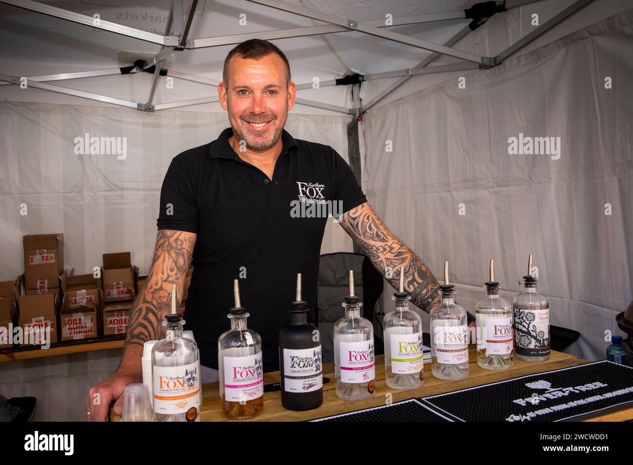 UK, England, Yorkshire, Pontefract, Liquorice Festival, Northern Fox ...