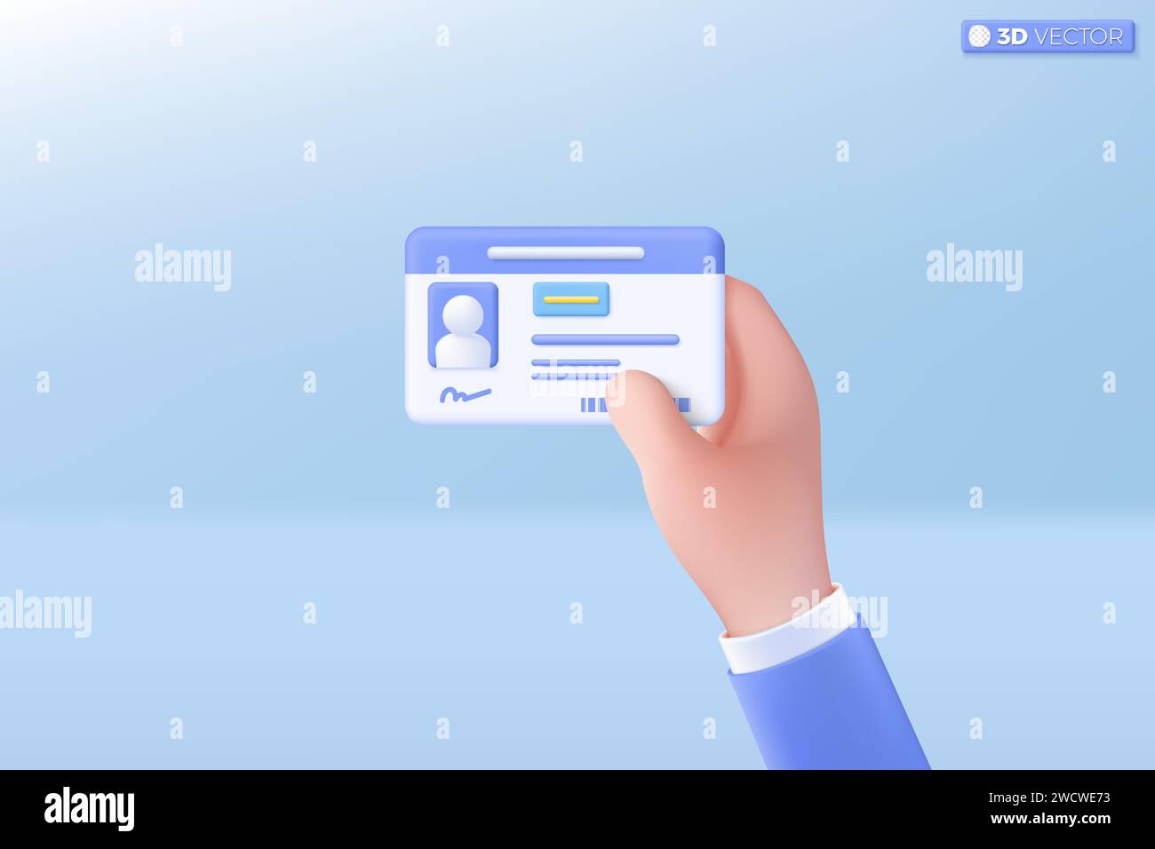 International id card Stock Vector Images - Alamy