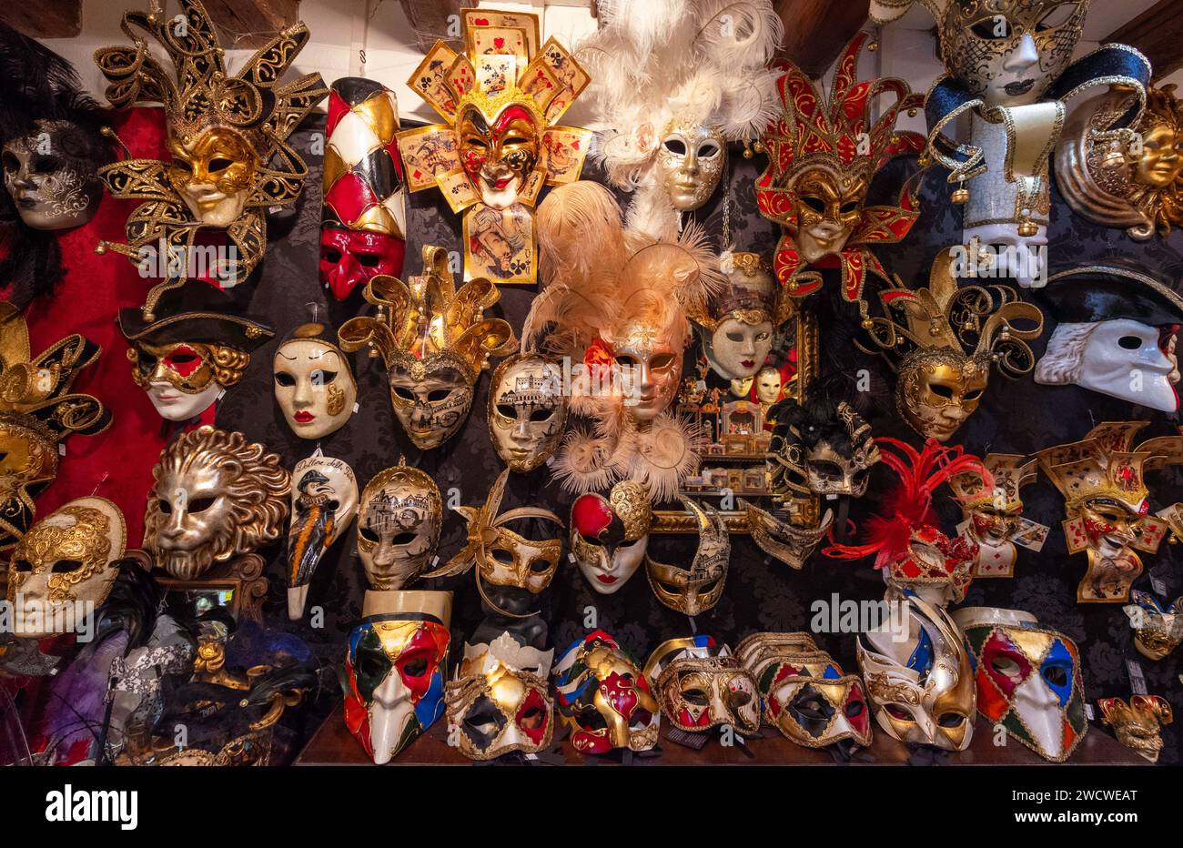 Carnaval masks,, San Marco, Venice Stock Photo - Alamy