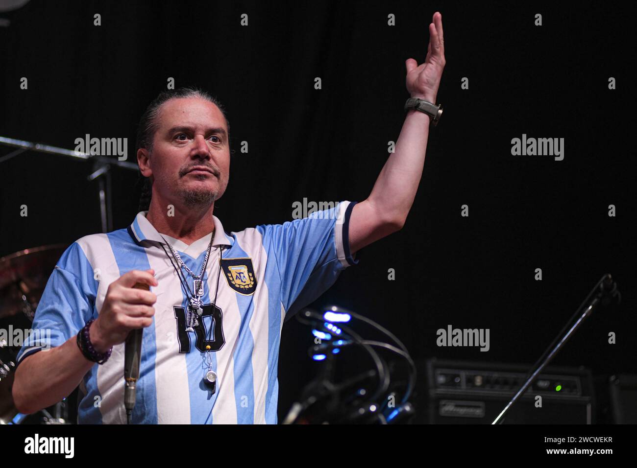 Mike Patton performing live with Mr. Bungle Stock Photo - Alamy