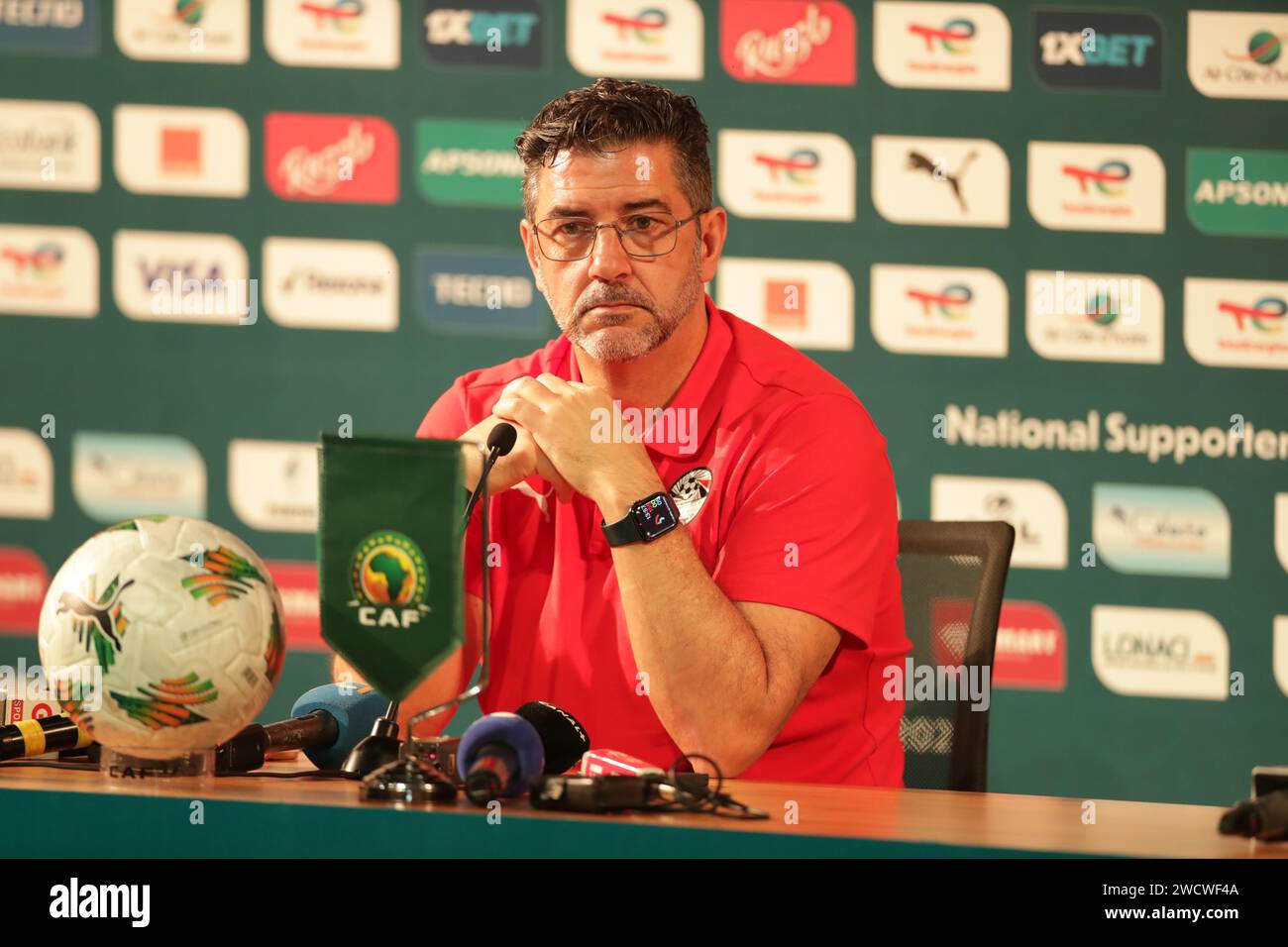 Abidjan, Nigeria. 17th Jan, 2024. Egypt vs Ghana press conference ...