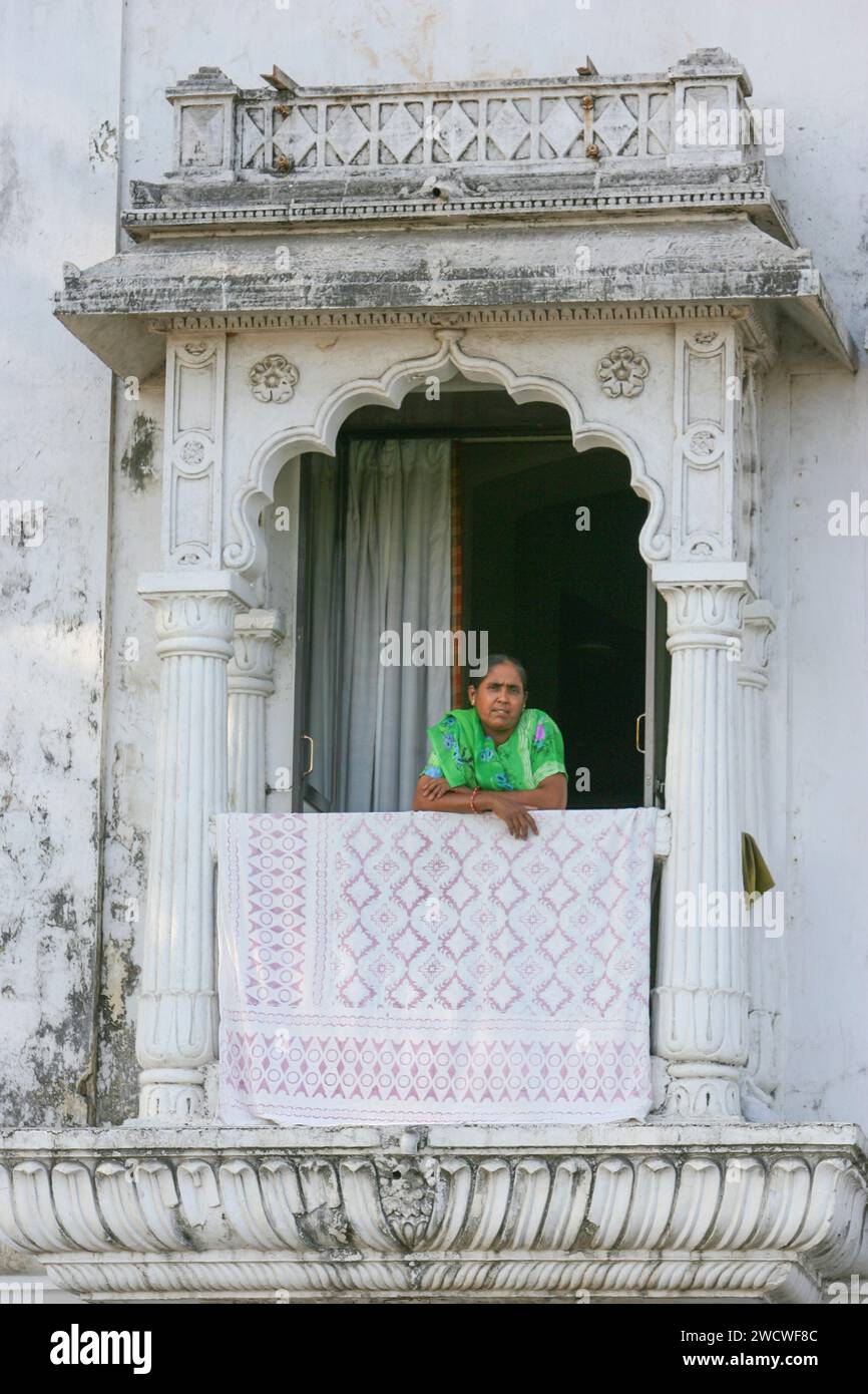 Indian balcony hi-res stock photography and images - Alamy