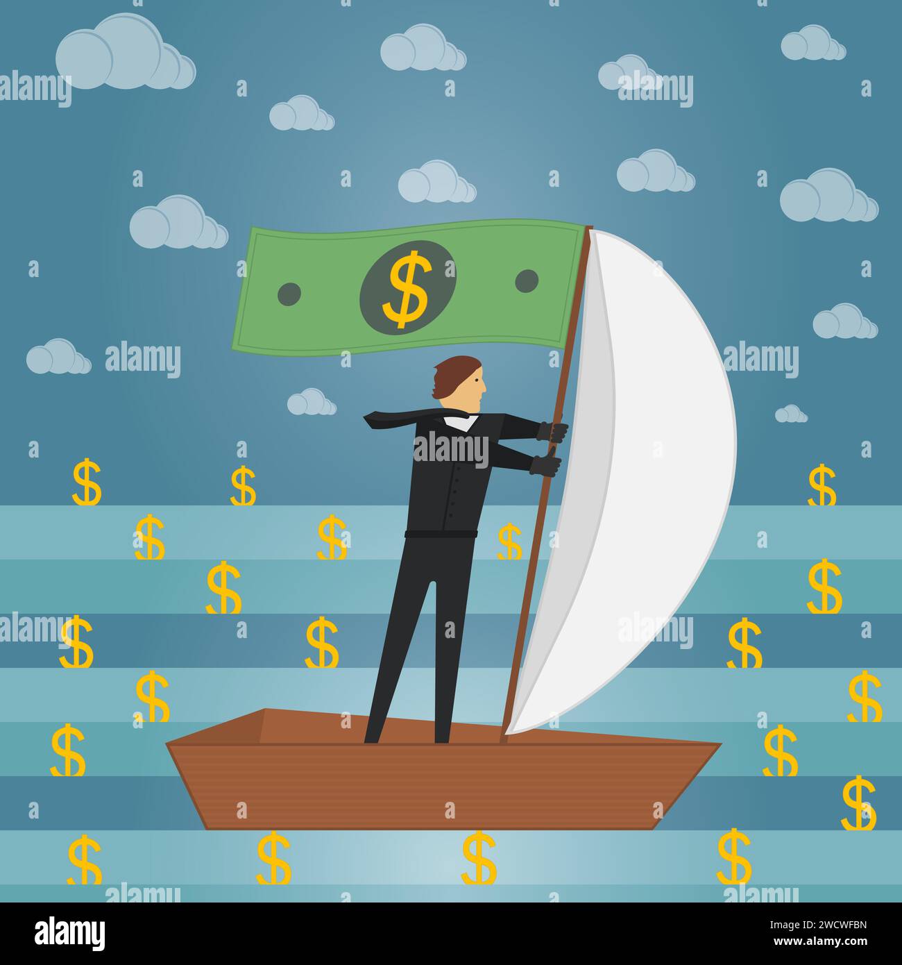 Floating around Stock Vector Images - Alamy