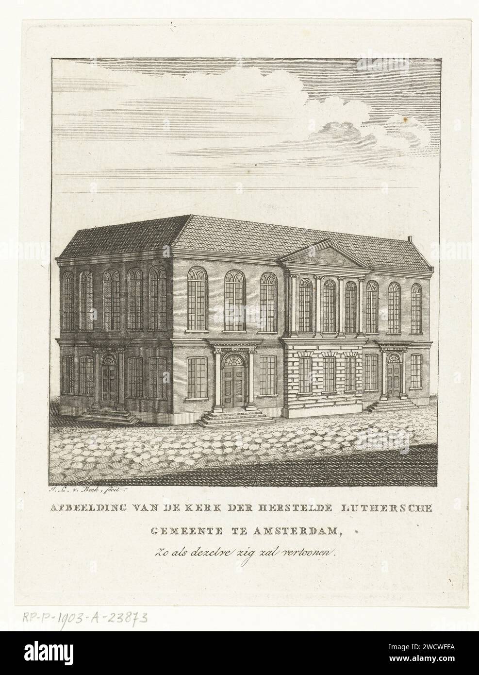 New Lutheran Church in Amsterdam, Jan Lucas van der Beek, After Unknown ...