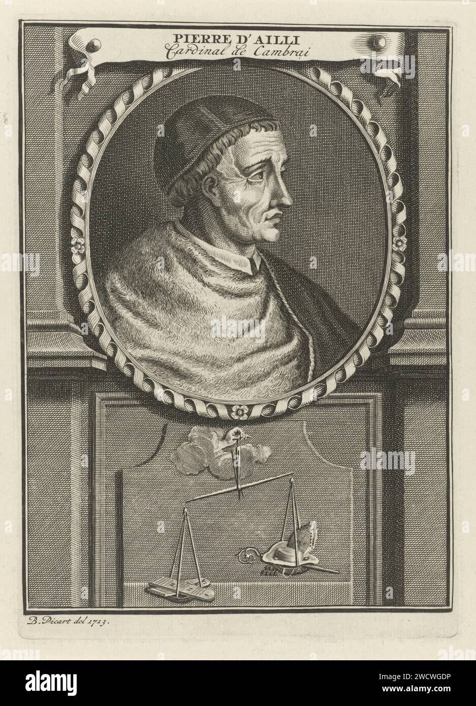 1713 portrait of pierre dailly hi-res stock photography and images - Alamy