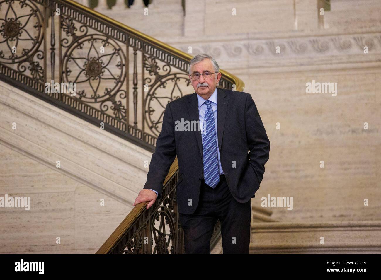 UUP MLA Alan Chambers in the Grand Hall at Parliament Buildings at ...