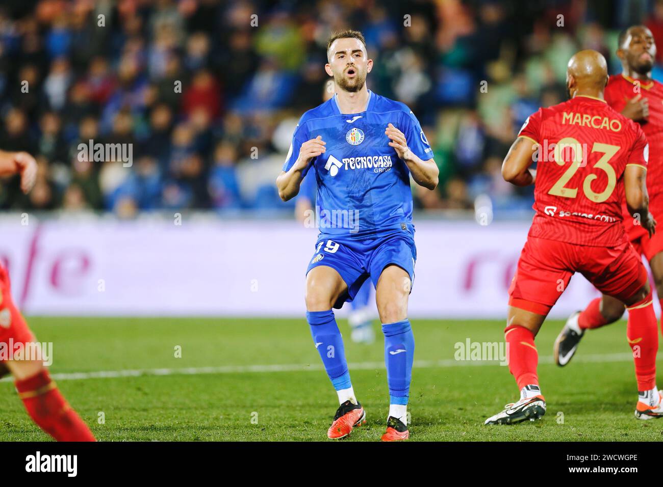Getafe, Spain. 16th Jan, 2024. Borja Mayoral (Getafe) Football/Soccer ...