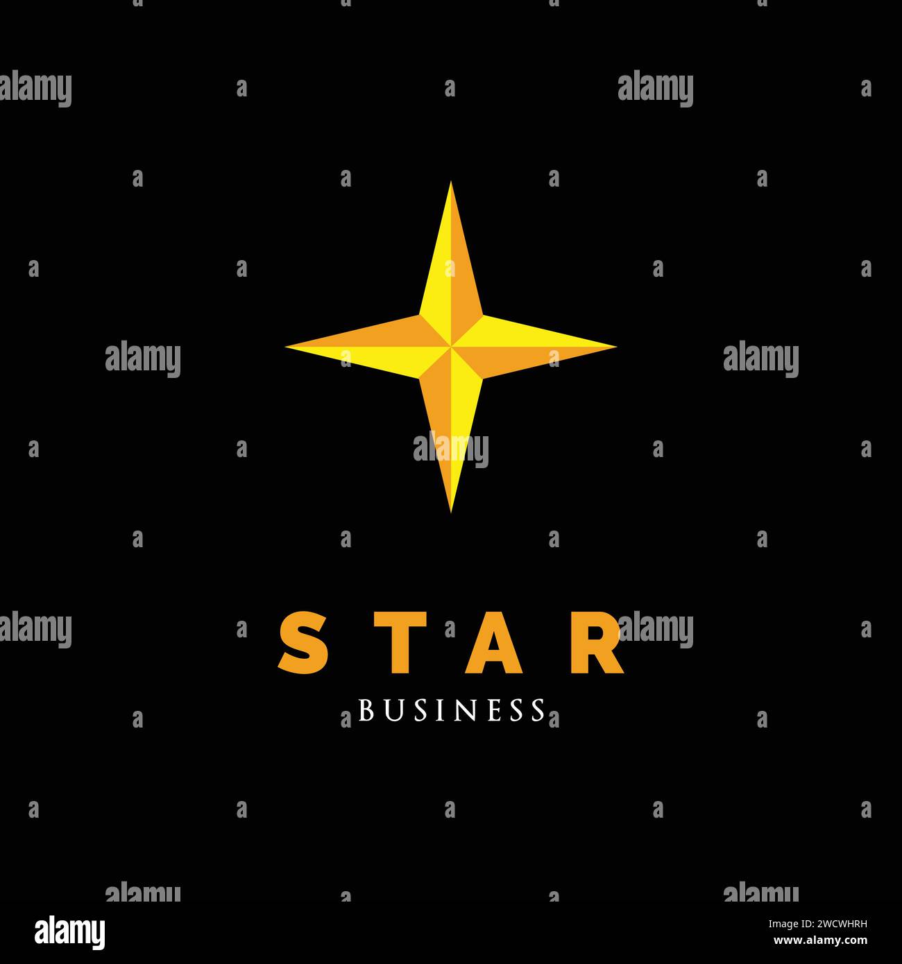 Star icon logo hi-res stock photography and images - Alamy