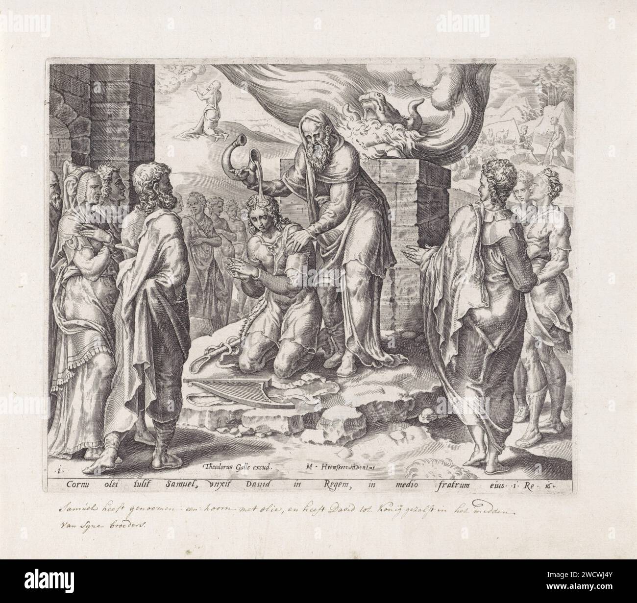 Anointing of king david hi-res stock photography and images - Alamy