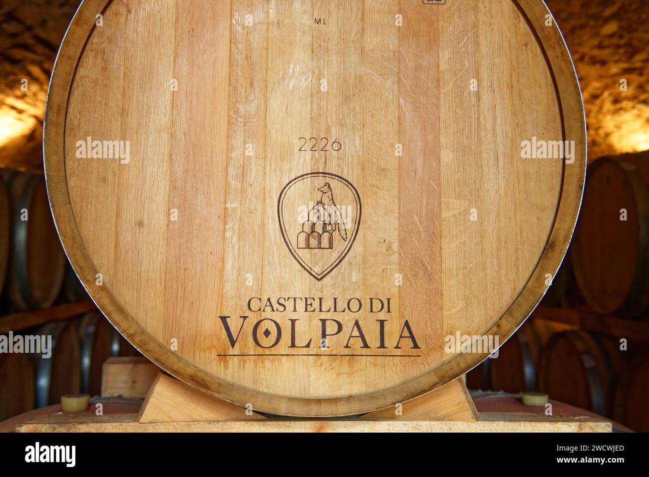 Italy, Tuscany, Chianti Wine Region, Radda in Chianti, Castello di ...