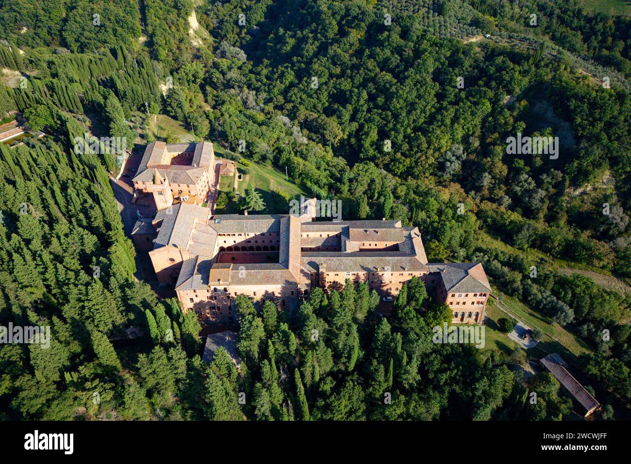 Aerial view crete senesi hi-res stock photography and images - Alamy