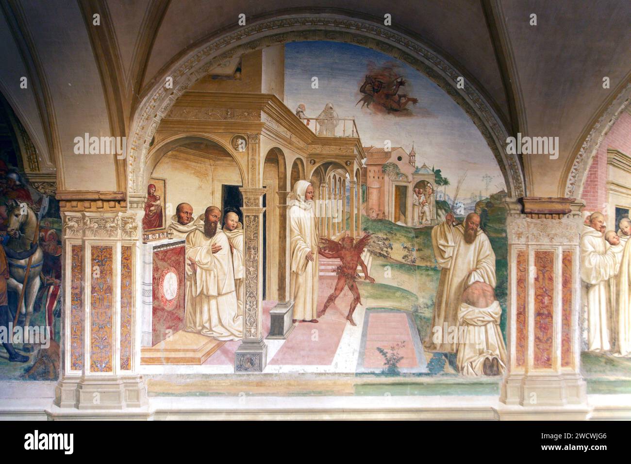 Monk cloister hi-res stock photography and images - Alamy