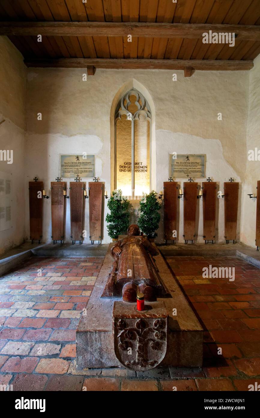 Germany, Bavaria, Lake Constance (Bodensee), Lindau, St. Peter's church ...
