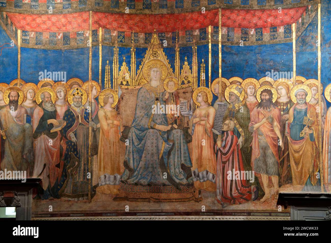 Italy, Tuscany, Val d'Elsa, the medieval village of San Gimignano ...