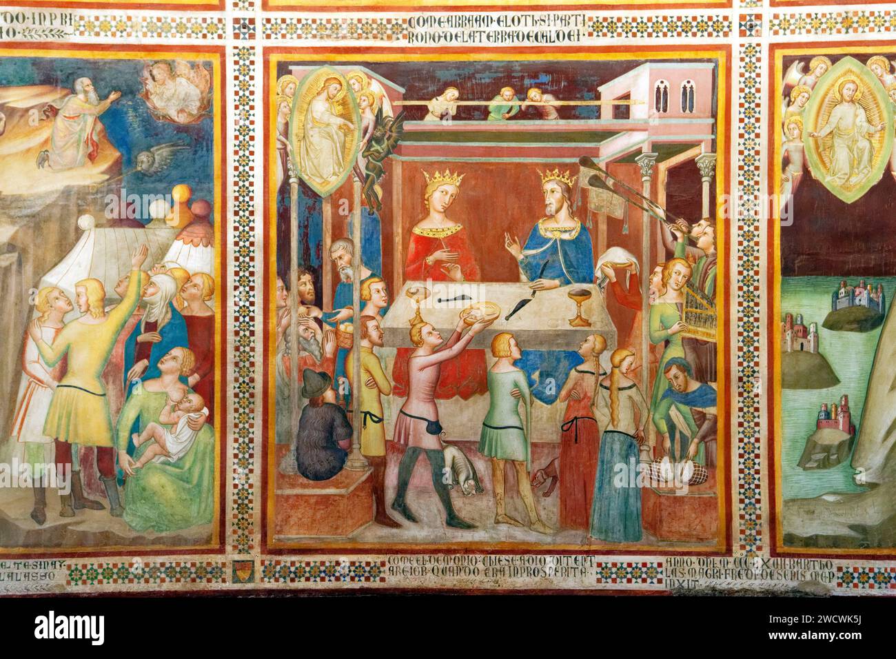 Italy, Tuscany, Val d'Elsa, the medieval village of San Gimignano ...