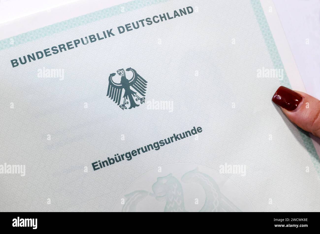Einbürgerungsurkunde Berlin, 17.01.2023 - Eingebürgerungsurkunde ...
