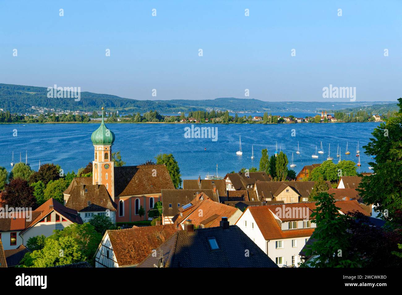 Germany, Baden Wurttemberg, Lake Constance (Bodensee), View of the ...