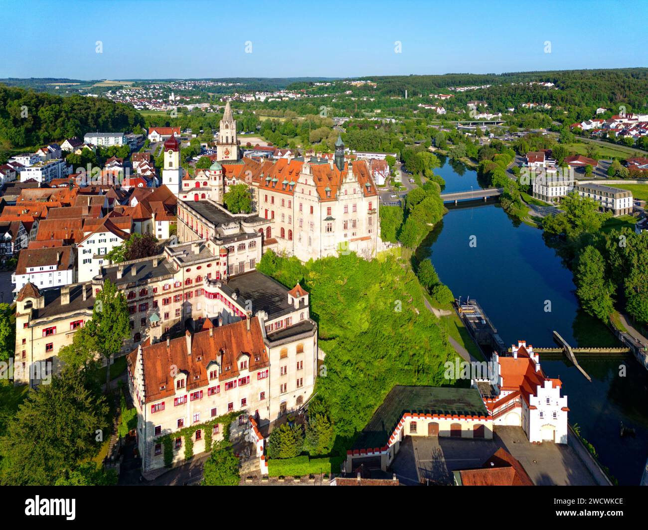 Germany, Baden Wurttemberg, Upper Swabia (Schwäbische Alb), Sigmaringen ...