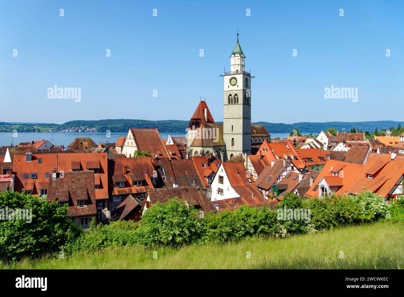 Germany, Baden Wurttemberg, Lake Constance (Bodensee), Uberlingen, Old ...