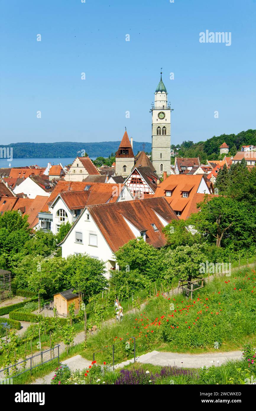 Germany, Baden Wurttemberg, Lake Constance (Bodensee), Uberlingen, Old ...