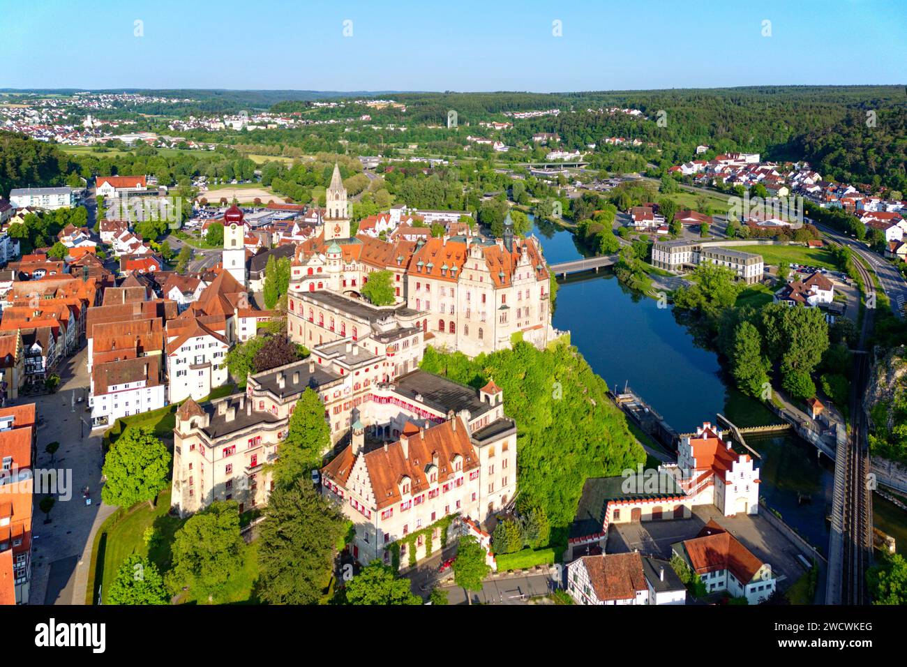 Germany, Baden Wurttemberg, Upper Swabia (Schwäbische Alb), Sigmaringen ...
