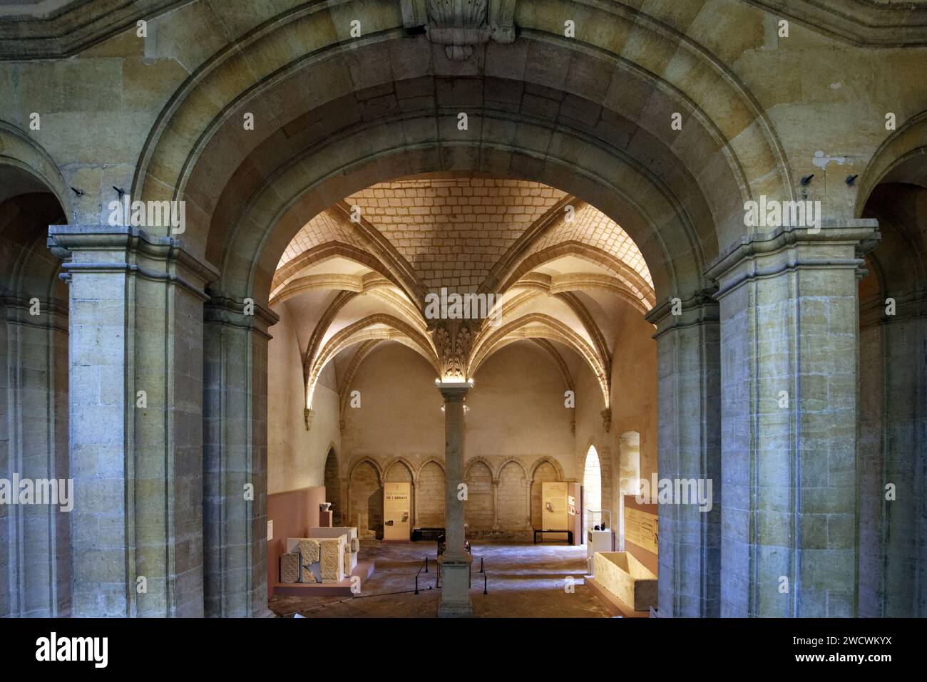 France, Marne, Reims, Saint Remi Museum in the former Royal Abbey of ...
