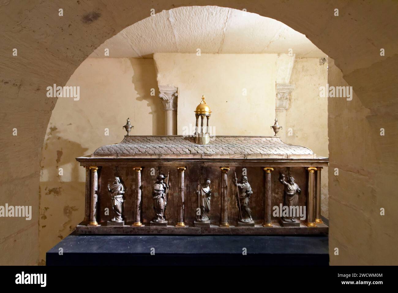 France, Marne, Reims, Saint Remi Museum in the former Royal Abbey of ...