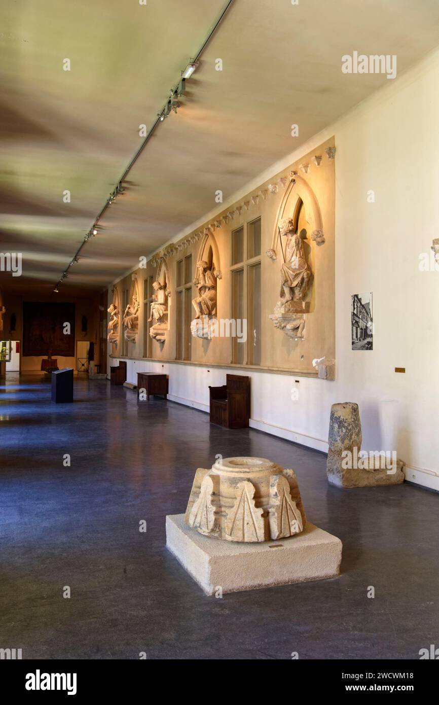 France, Marne, Reims, Saint Remi Museum in the former Royal Abbey of ...