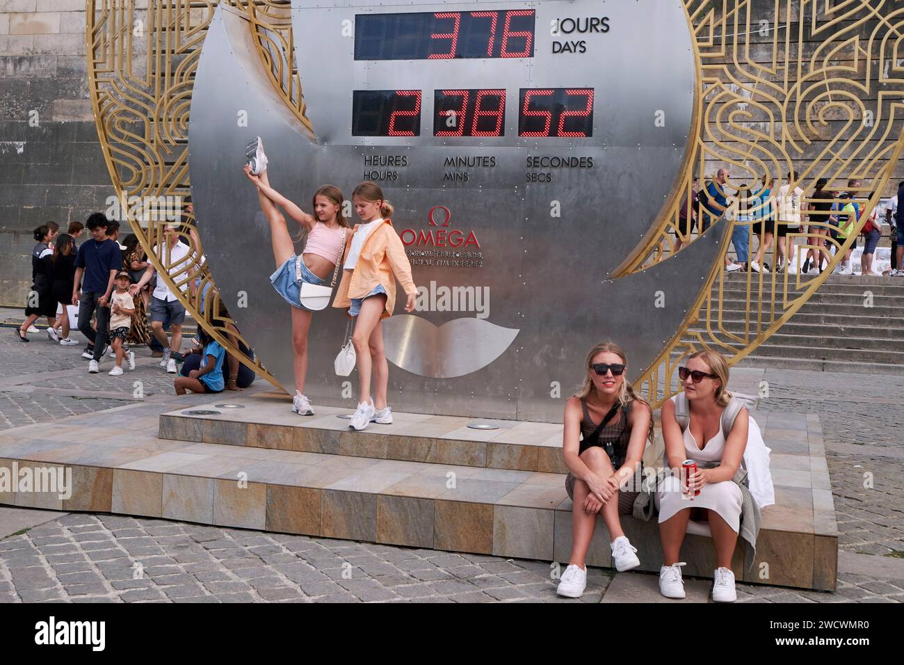France, Paris, Gros Caillou district, Official Timekeeper of the Paris ...