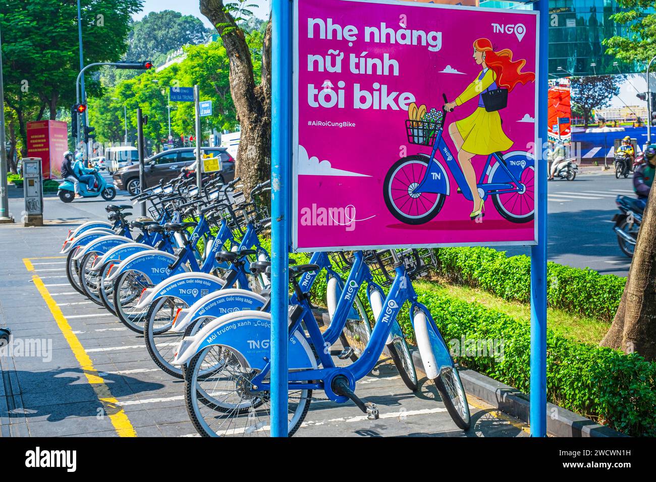 Bike rental system hi-res stock photography and images - Alamy