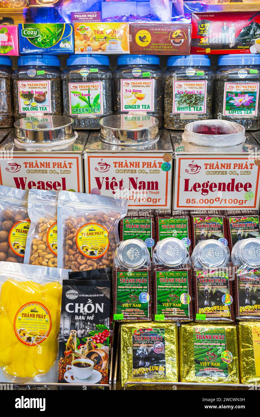 Food market saigon hi-res stock photography and images - Alamy