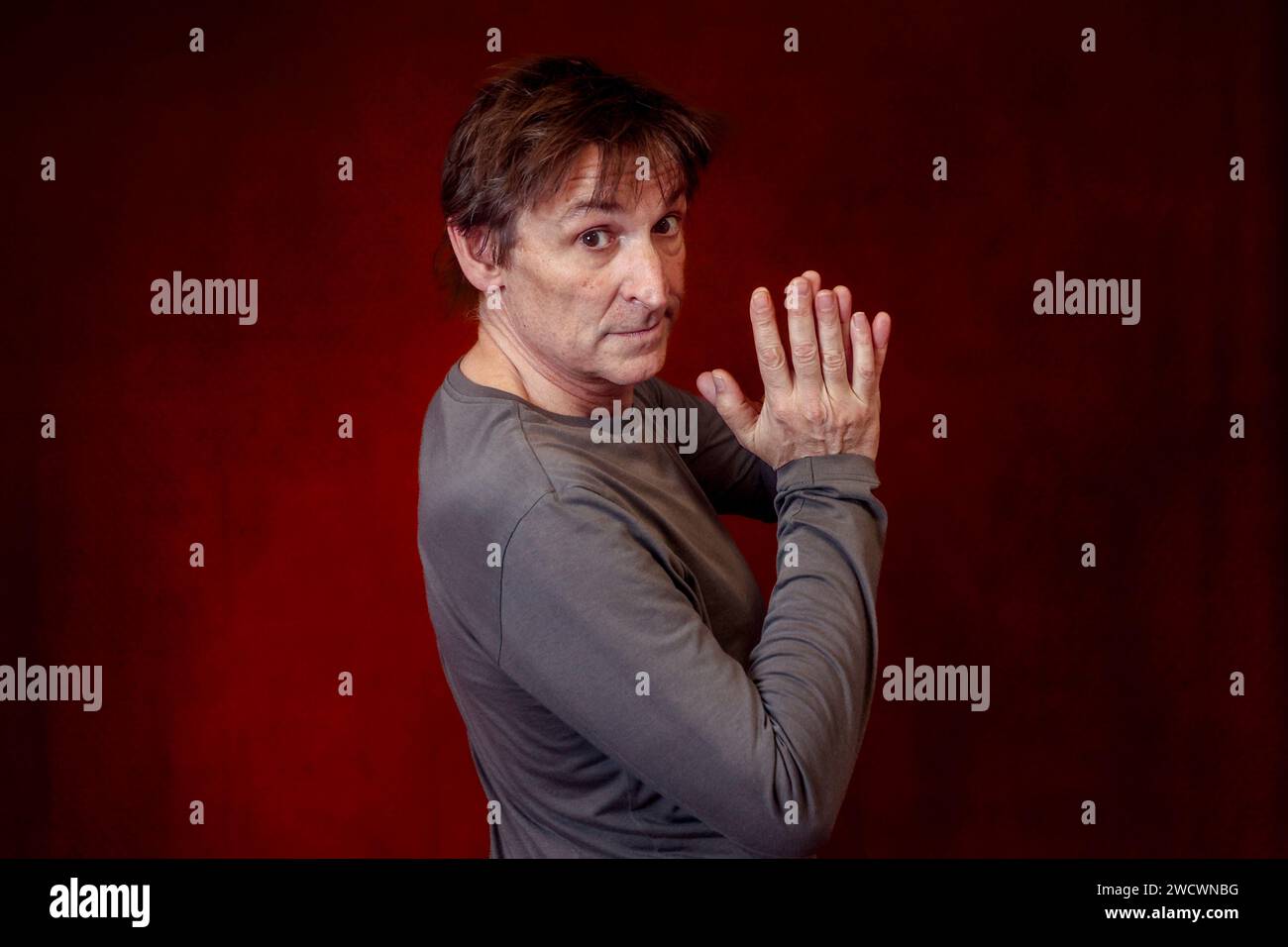The singer-songwriter and actor, Albert Pla, poses for Europa Press ...