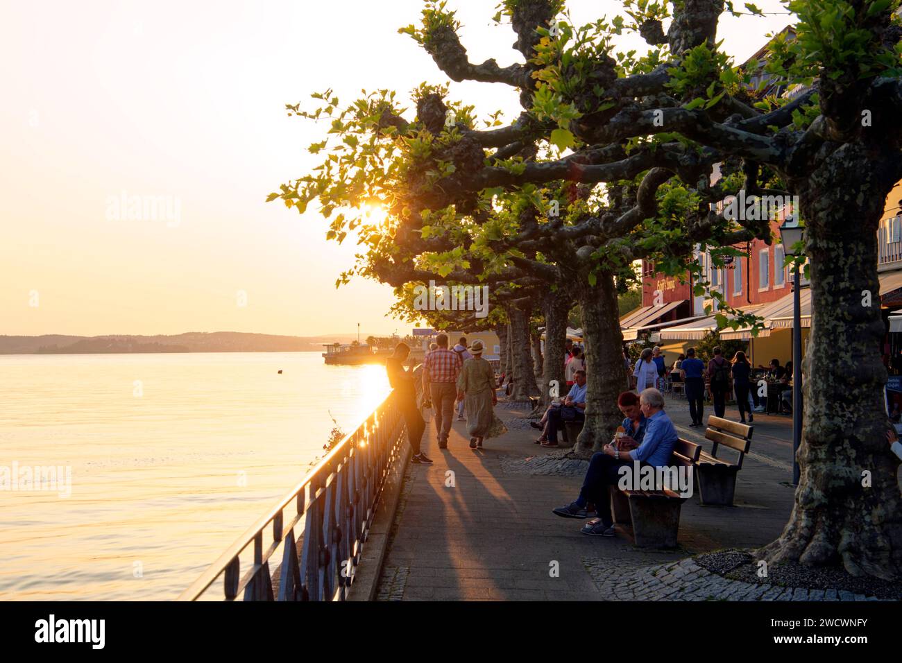Germany, Baden Wurttemberg, Lake Constance (Bodensee), Meersburg ...