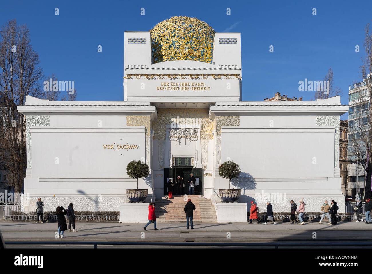 The Secession Building, art museum gallery in Vienna Stock Photo - Alamy