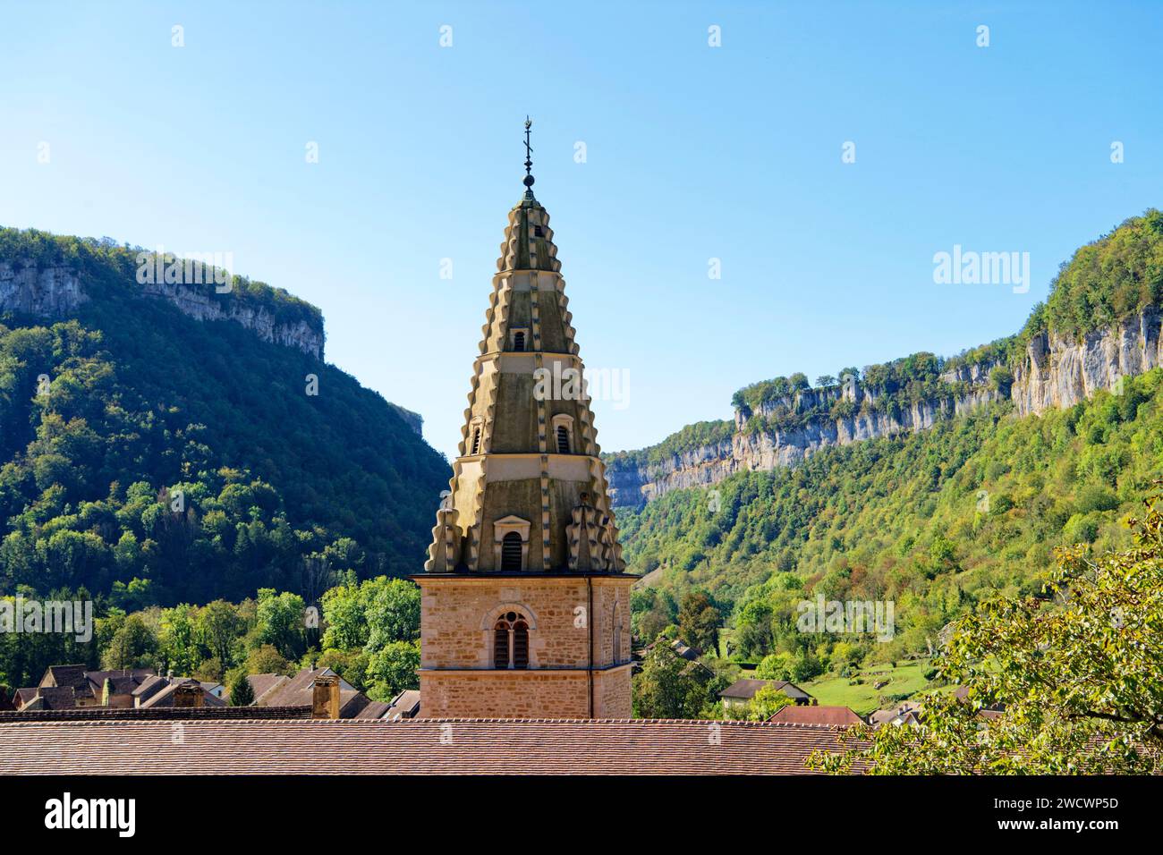 France, Jura, Baume les Messieurs, labelled Les Plus Beaux Villages de ...