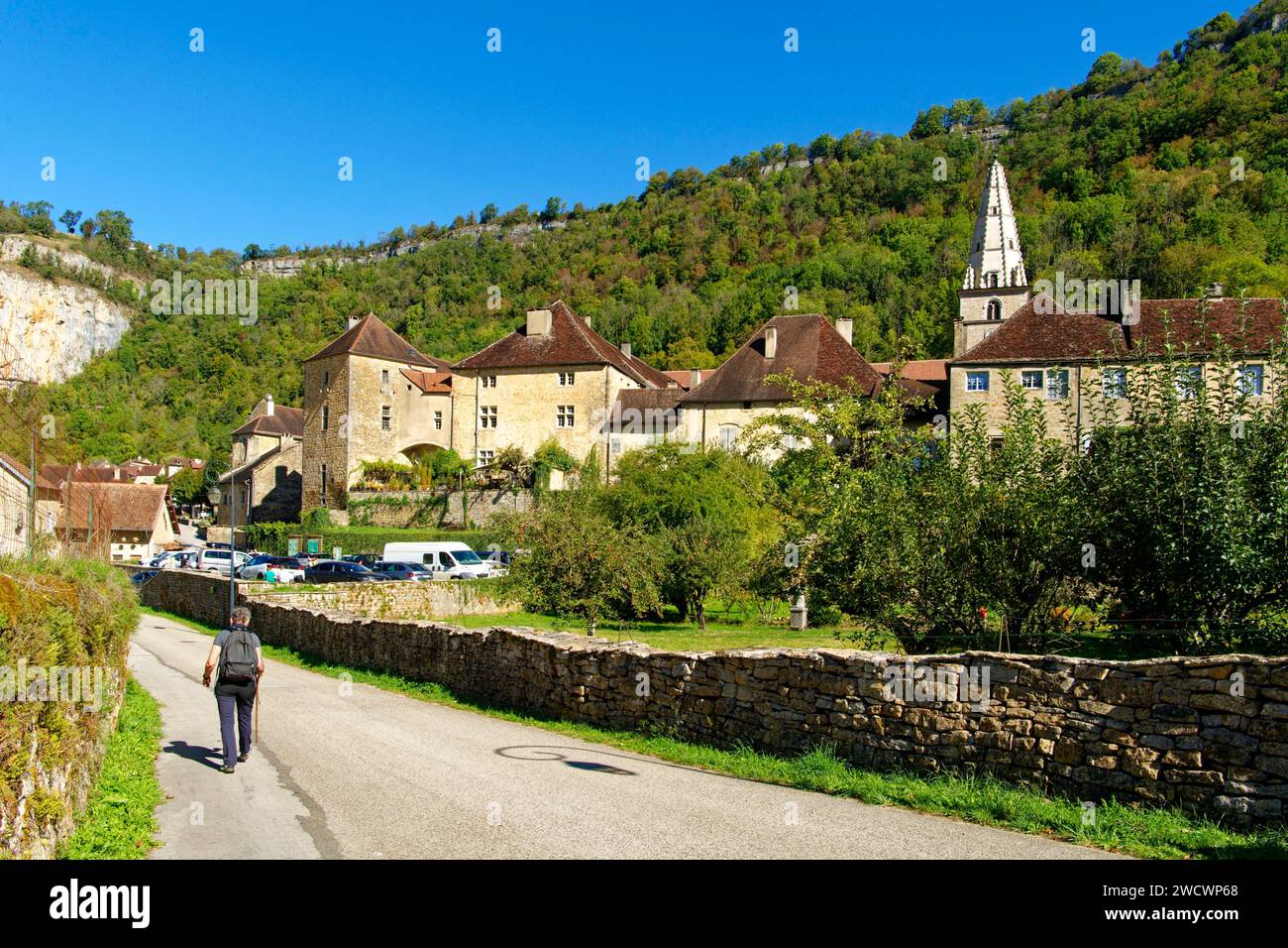 France, Jura, Baume les Messieurs, labelled Les Plus Beaux Villages de ...
