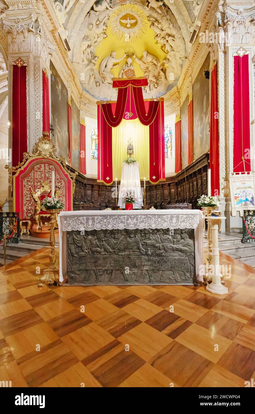 Italy, Sicily, Enna, Interior of the Dome Stock Photo - Alamy