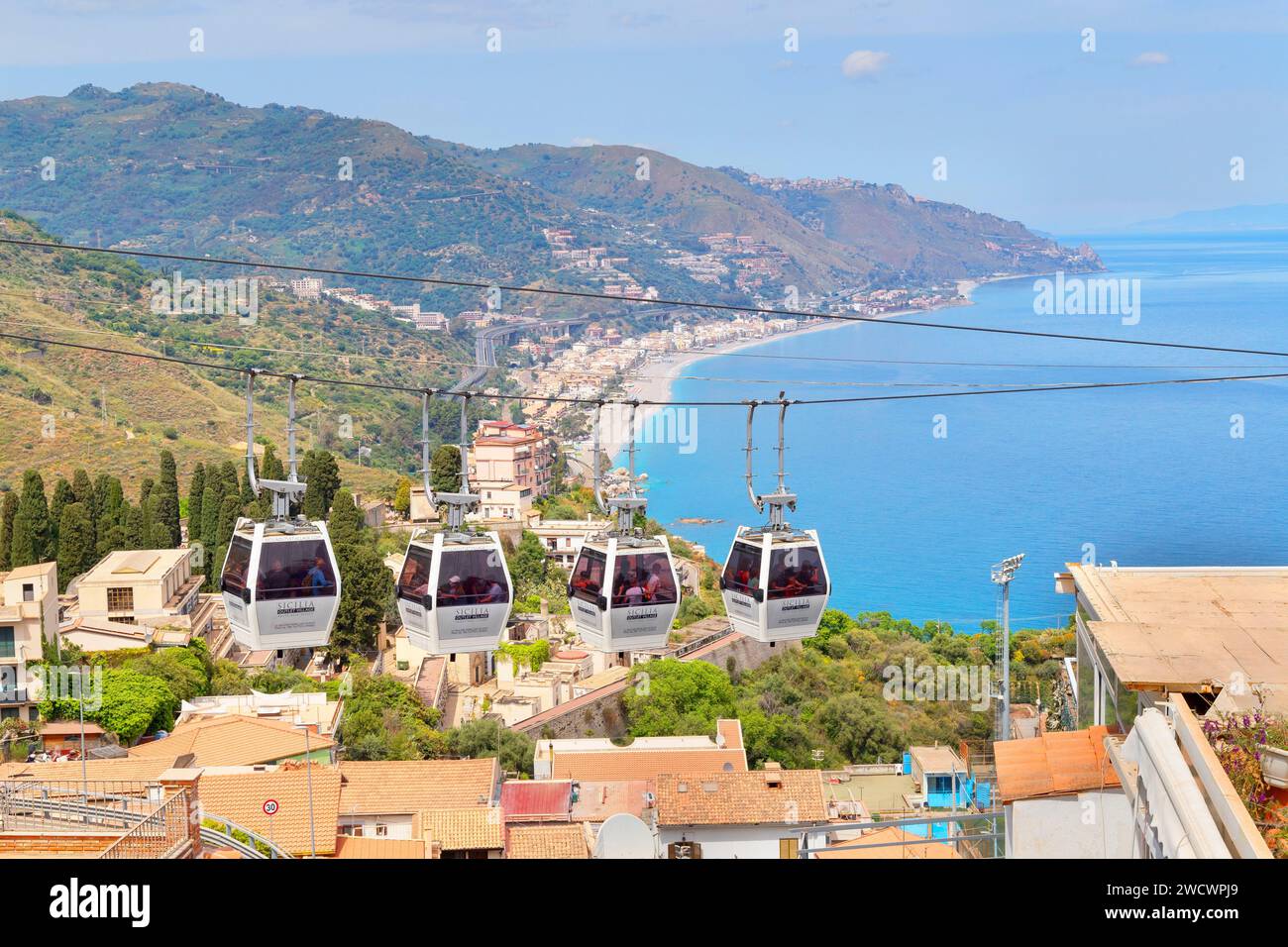 Taormina beach hi-res stock photography and images - Alamy