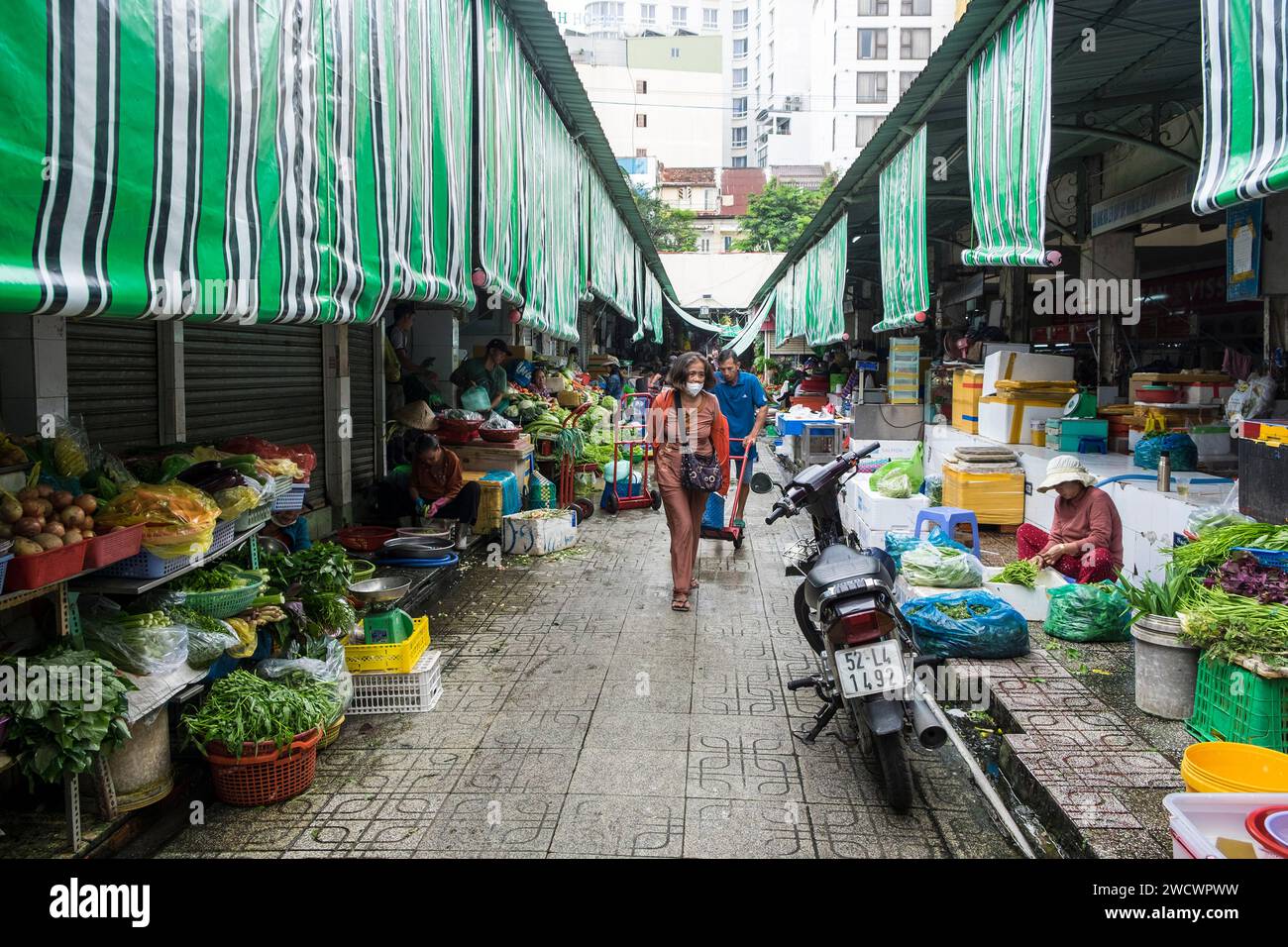 Vietnam, Ho Chi Minh City, Saigon, local market Stock Photo - Alamy